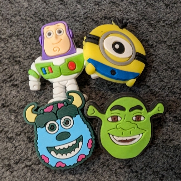 Jibbitz | Accessories | Jibbitz Crocs Charms Shrek Minion Buzz ...